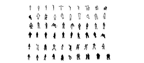 Download Free Human Blocks In Autocad File
