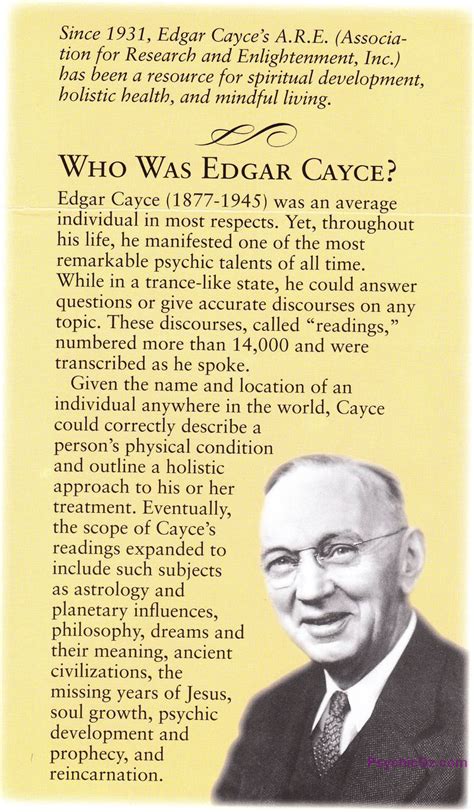 Pin By Psychicoz On Psychic Readings Edgar Cayce Cayce Psychic