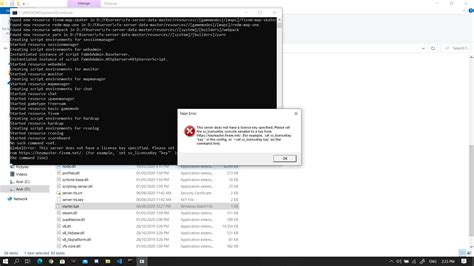could not authenticate server license key error fivem server