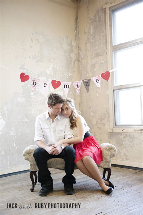 Valentines Day Couple Shoot Polka Dot Bride