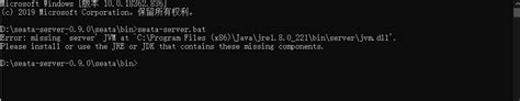 seata server启动闪退问题 程序员大本营