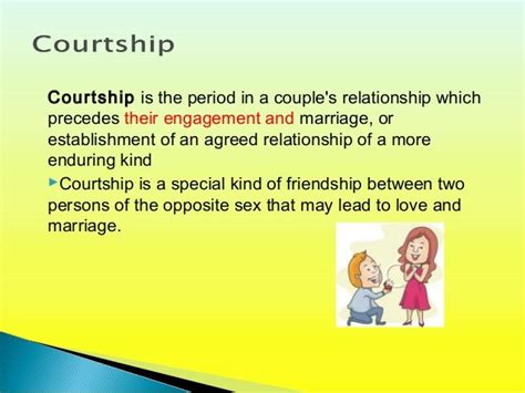 Concept Of Courtship And Marriage