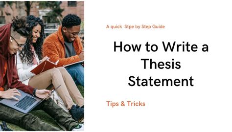 How To Write A Thesis Statement Unlocking The Secret To Powerful Writing