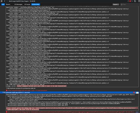 ios 1188 duplicate symbols for architecture arm64 stack overflow