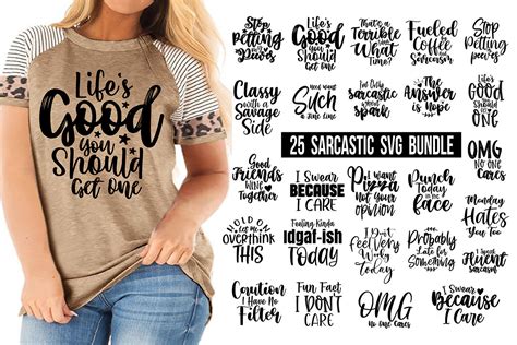 25 Sarcastic Svg Bundle Sassy Svg Graphic By Nirmal108roy · Creative