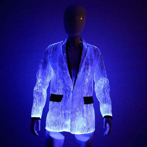 Fully Light Up Jackets For Men Put On More Than A 3 4 Of Mile Of