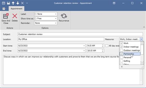 resources for appointments winforms controls devexpress documentation