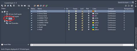 solved find all layers that have a specific word autodesk community