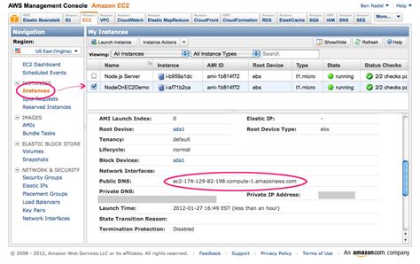 ec2 node js ポート localhost
