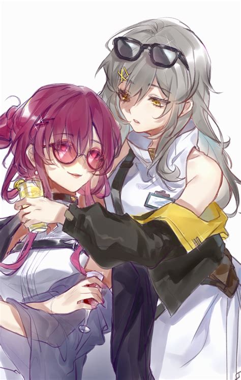 Kafka Trailblazer Stelle And Stelle Honkai And 1 More Drawn By