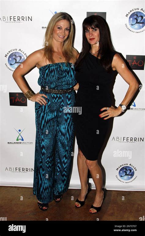 Actors Melissa Graver And Heather La Bella Attend Marcus Allen