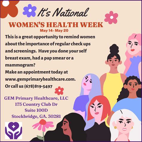National Womens Health Week Gem Primary Healthcare Llc