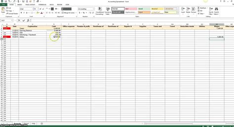 excel spreadsheet template for expenses — db