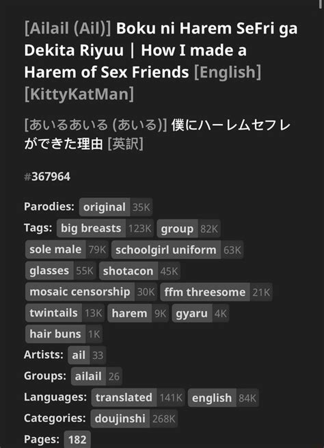 [ailail Ail ] Boku Ni Harem Sefri Ga Dekita Riyuu I How I Made A Harem