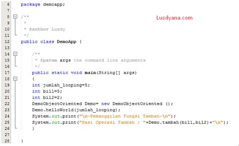 syntax java oop demo oop seputar anak informatika