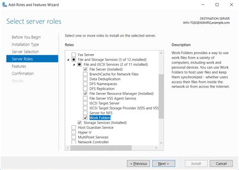 implement work folders in windows server 2016 rootusers