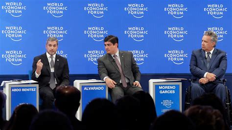 Foro De Davos Tres Presidentes Latinoamericanos Reclamaron Una