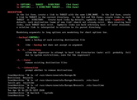 5 the actual installation of arch linux phase 1 uefi arcolinuxd
