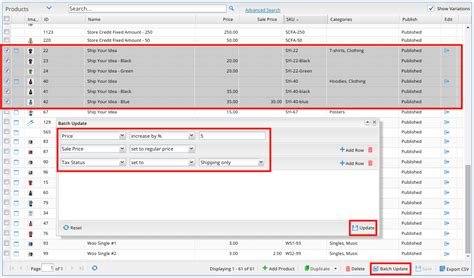 how to use batch update smart manager storeapps