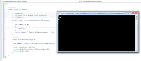 factorial number using recursion in asp c angular