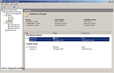 creating a windows server 2008 r2 failover cluster