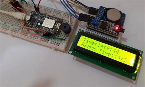 iot alarm clock using nodemcu based captive portal