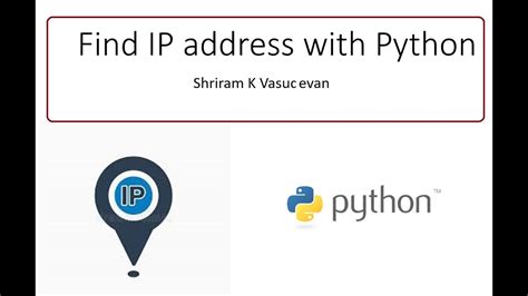 find ip address with python youtube