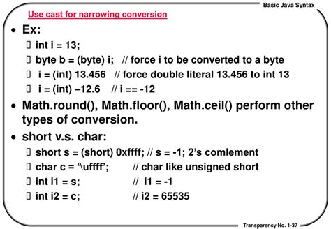 Ppt Lecture 2 Basic Java Syntax Powerpoint Presentation Free