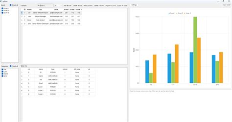 pyside db chart mapping example