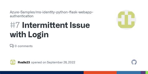 intermittent issue with login · issue 7 · azure samples ms identity