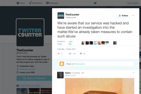 Twitter Counter Hacked Hundreds Of High Profile Twitter Accounts