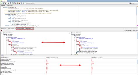 comparison of sql queries using toad for oracle auto optimize sql vs