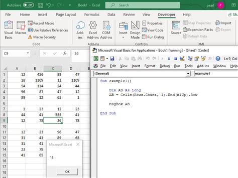 using vba excel to get the last row 500 rockets marketing