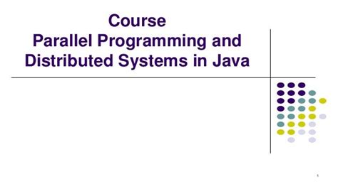 lecture1 introduction to parallel computing