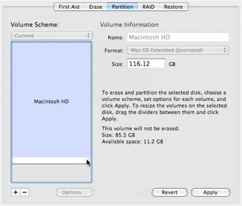 how to resize or merge partitions on mac