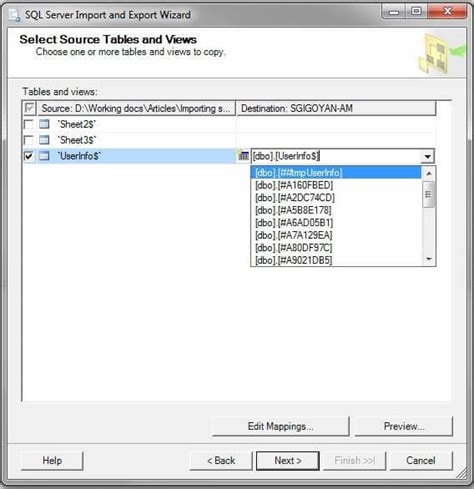 using global temporary staging tables for sql server data importing