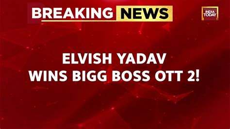 Elvish Yadav Creates History Becomes First Wild Card To Win Bigg Boss
