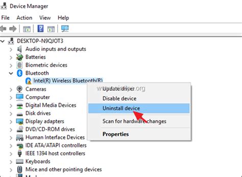 fix intel wireless bluetooth cannot start code 10 status device