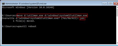 how to reset windows 10 local admin password using command prompt