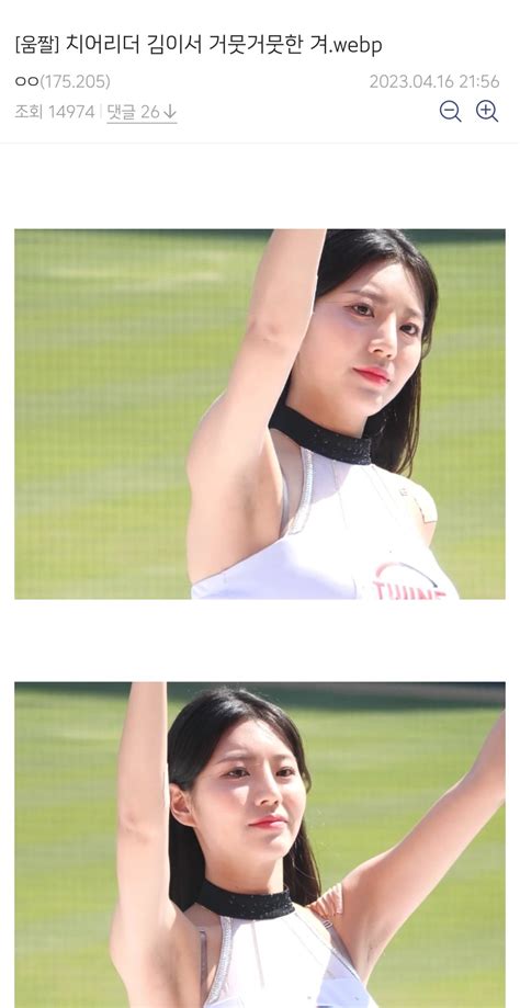 김이서 디씨 그 갤러리 언급  유머 움짤 이슈 에펨코리아
