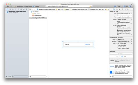 add a button with command binding in custom table cell