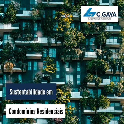 Sustentabilidade Em Condomínios Residenciais C Gaya
