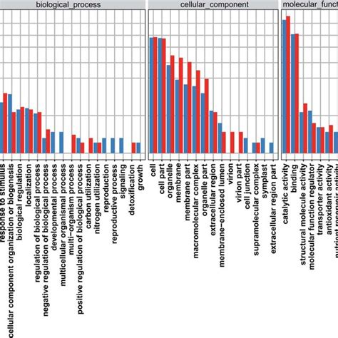 Gene Ontology Go Classification Of Daps Between Mt And Wt Flower