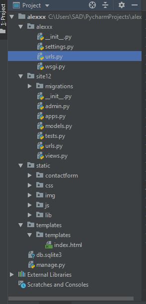 python static files are being collected but they don t want to work