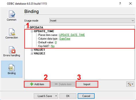 how to log opc data to a sql database