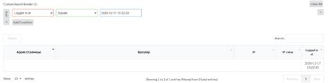 searchbuilder datetime — datatables forums