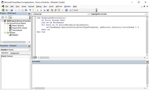 how to display cell formulas in excel that contain errors