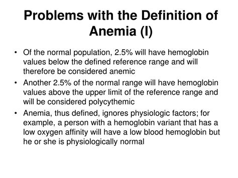 Ppt Introduction To Anemia Powerpoint Presentation Free Download