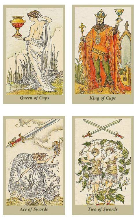 Victorian Romance Tarot Deck Vintage Tarot Illustrations Etsy