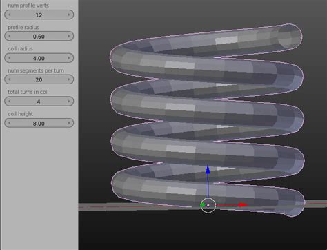 blender python coil addon interactive